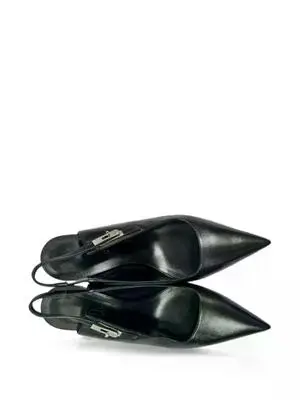 Hermès Kelly Turn-lock Slingback Pumps