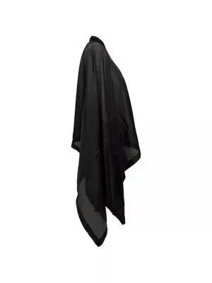 Rick Owens 2020s Zip-up Asymmetric Poncho