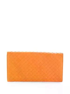 Bottega Veneta Intrecciato Flap Wallet