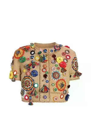 Dolce & Gabbana Raffia Jacket