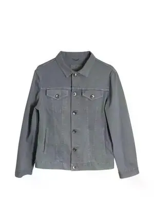 Brunello Cucinelli Washed Denim Jacket - Grey