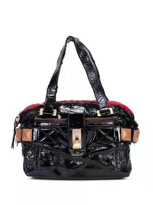 Chloé Stud-embellished Turn-lock Tote Bag - Black
