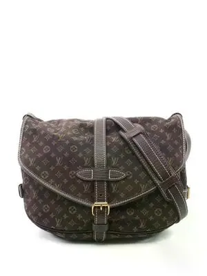 LOUIS VUITTON Monogram Canvas Saumur Shoulder Bag - Brown