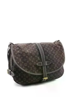 LOUIS VUITTON Monogram Canvas Saumur Shoulder Bag - Brown