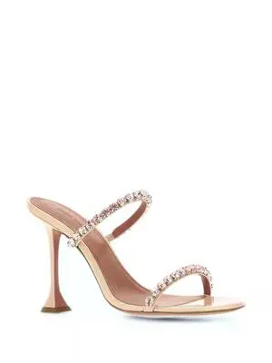 Amina Muaddi Gigi Crystal-embellished Sandals
