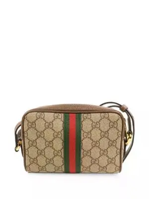 Gucci Ophidia Gg-supreme Shoulder Bag - Neutrals