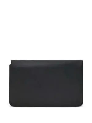 FERRAGAMO Flat Gancini Mini Bag - Black