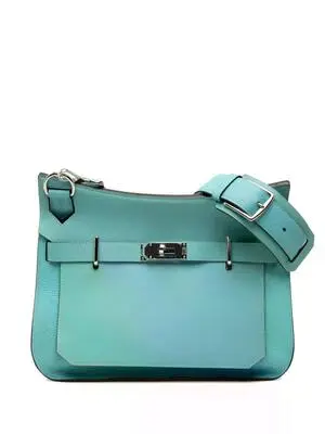Hermès Clemence And Swift Jypsiere 31 Bag - Blue