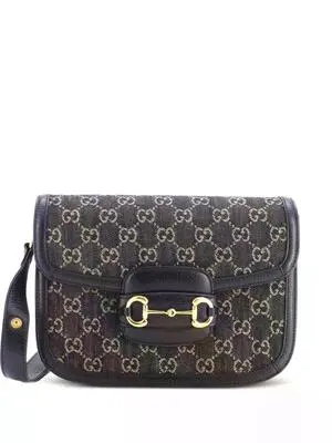 Gucci Horsebit 1955 Small Shoulder Bag - Black