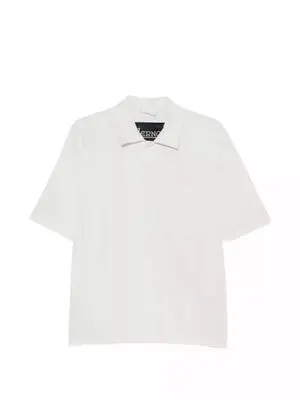 Herno Seersucker-texture Short-sleeve Shirt - White