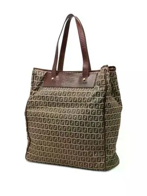 Fendi 2000-2010 Zucchino Canvas Tote Bag