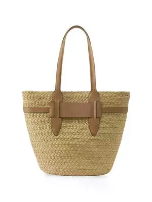 Helen Kaminski Woven Raffia Tote Bag - Neutrals