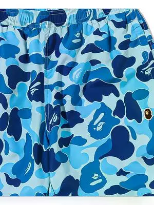 A BATHING APE Abc Camo Swim Shorts - Blue