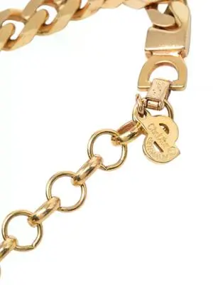Dior Plated Chain Necklace - Gold