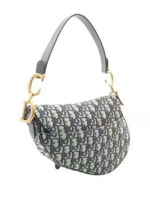 Dior 2000-2026 Oblique Canvas Saddle Bag Shoulder Bag