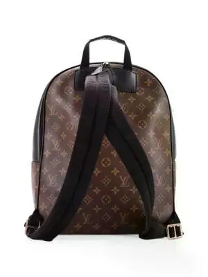 LOUIS VUITTON Josh Macassar Monogram Canvas Backpack