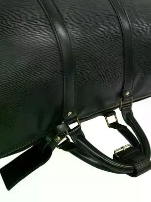LOUIS VUITTON 1990 Epi Keepall 45 Travel Bag - Black