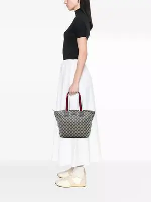 Gucci 2000-2015 Gg Canvas Web Tote Bag