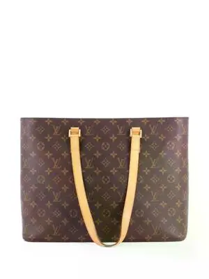 LOUIS VUITTON Luco Handbag Monogram Canvas Tote Bag - Brown