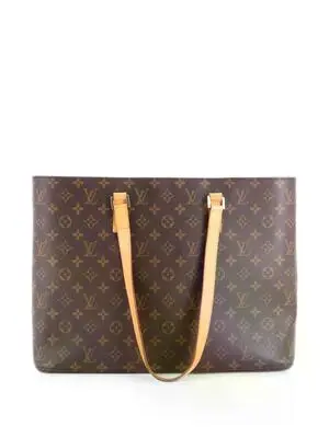 LOUIS VUITTON Luco Handbag Monogram Canvas Tote Bag