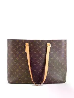 LOUIS VUITTON Monogram Canvas Luco Tote Bag - Brown