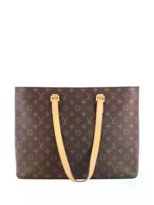 LOUIS VUITTON Monogram Canvas Luco Tote Bag - Brown