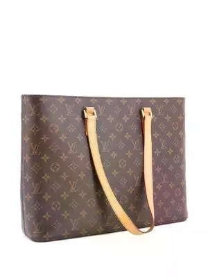 LOUIS VUITTON Monogram Canvas Luco Tote Bag - Brown