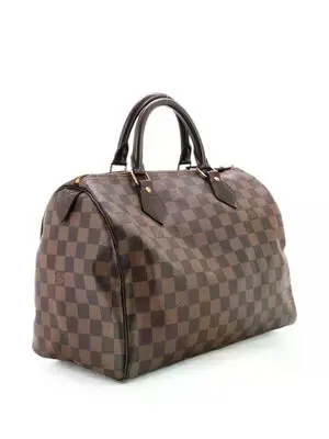 LOUIS VUITTON Speedy Handbag Damier 30 Satchel