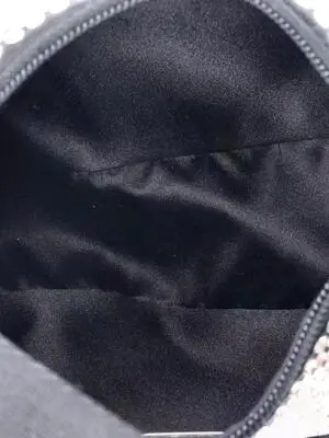 Prada Re-edition 2000 Crystal Embellished Mini Hobo Bag - Black