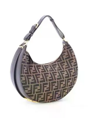 Fendi Zucca Canvas Small Hobo Bag