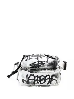Balenciaga Explorer Graffiti Leather Mini Backpack