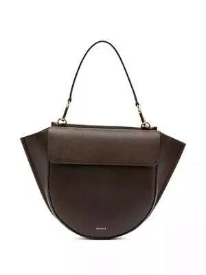 WANDLER Medium Hortensia Leather Tote Bag - Brown