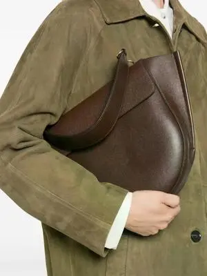 WANDLER Medium Hortensia Leather Tote Bag - Brown