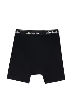 Aimé Leon Dore Logo-waistband Boxer Briefs - Black