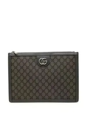 Gucci Gg Supreme Ophidia Clutch Bag