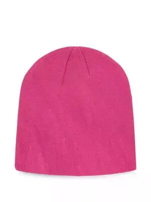 SP5DER Rhinestone-embellished Star-motif Beanie Hat - Pink