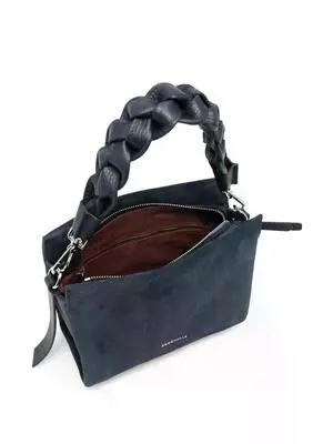 COCCINELLE Braided Handle Tote Bag - Blue