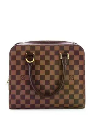 LOUIS VUITTON Triana Bag Damier Satchel - Brown