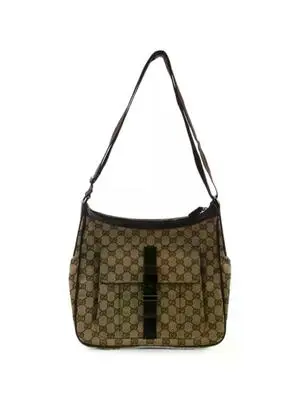 Gucci Gg Canvas Shoulder Bag - Neutrals