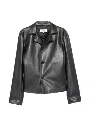 MAISON MARGIELA Button-fastening Long-sleeve Jacket - Black