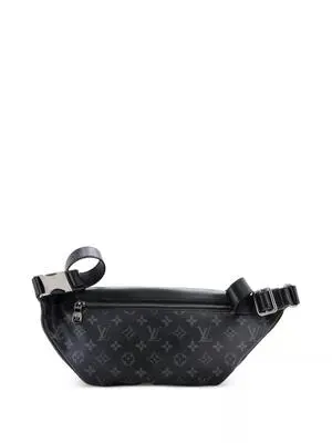 LOUIS VUITTON Monogram Eclipse Canvas Belt Bag - Black
