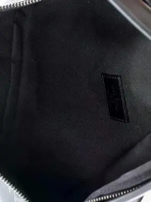 LOUIS VUITTON Monogram Eclipse Canvas Belt Bag - Black