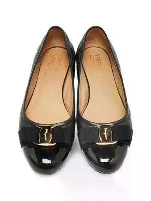 FERRAGAMO Varina Quilted Ballet Flats