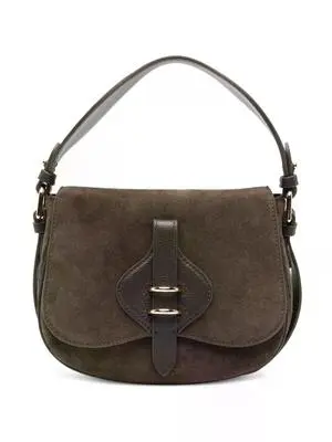 COCCINELLE Suede Shoulder Bag - Grey