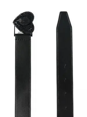Kurt Geiger Eagle Heart Crystal-embellished Belt