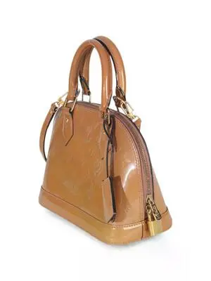 LOUIS VUITTON 2013 Bb Vernis Alma Monogram Handbag