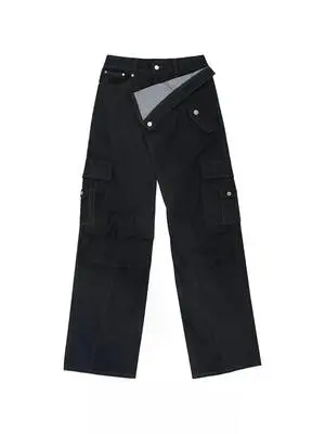Andersson Bell Asymmetric Cargo Pants - Blue
