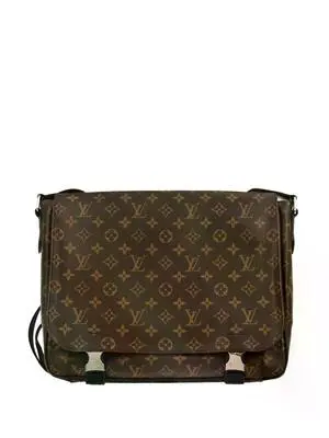 LOUIS VUITTON 2014 Monogram Macassar Clarence Shoulder Bag - Brown