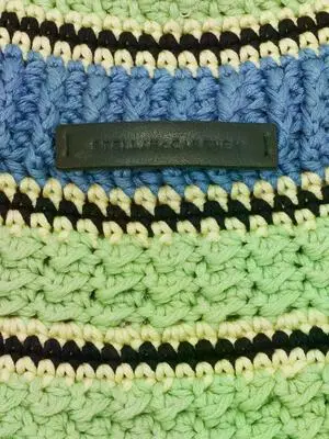 Stella McCartney Striped Crochet Bucket Hat