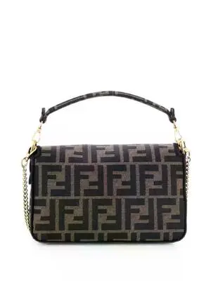 Fendi Baguette Nm Bag Zucca Canvas Mini Crossbody Bag